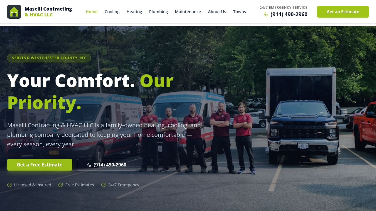 Maselli Contracting & HVAC LLC | Westchester County HVAC & Plumbing